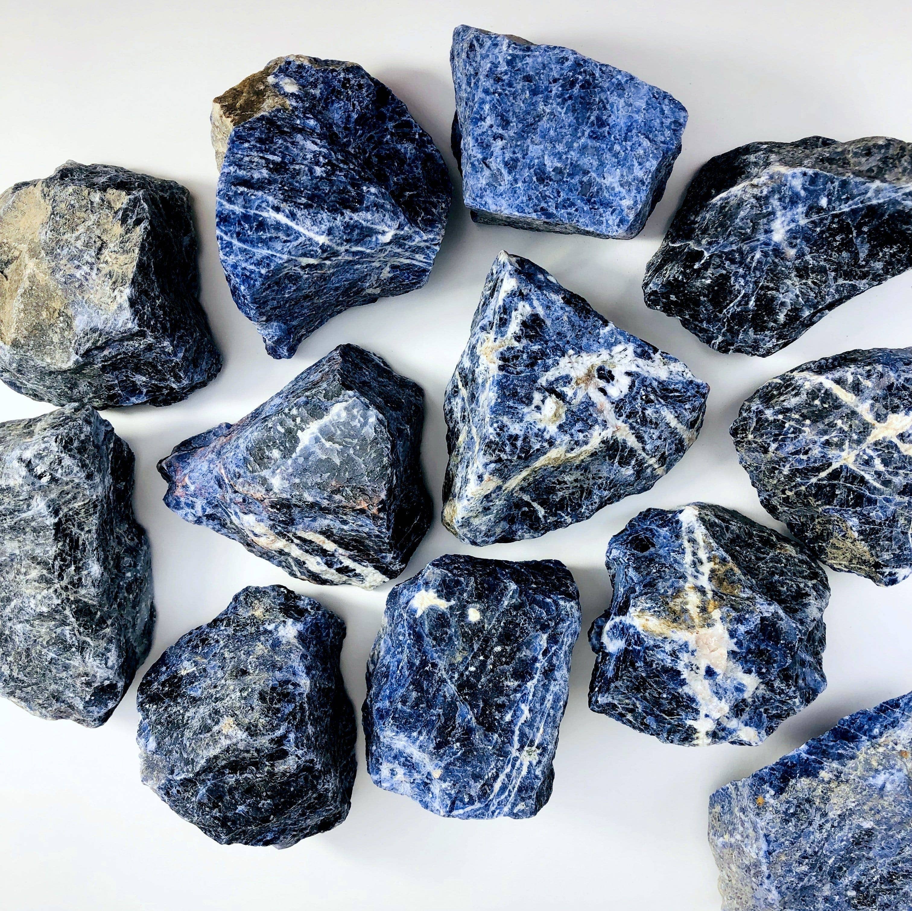 Wholesale Sodalite Crystal Rough Stone - 1 Large Piece (RK1100B26)(TS ...