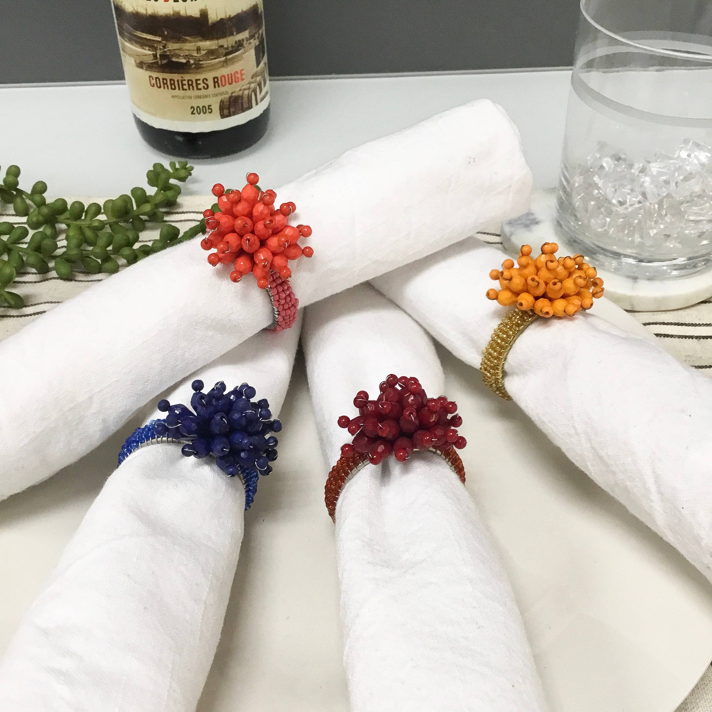 Wholesale Colorful Sunburst Napkin Rings for your store - Faire
