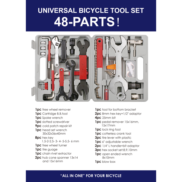 Wholesale 48 Pieces Tool Kit 49 Pcs Set Home Professional Complete Mec ...