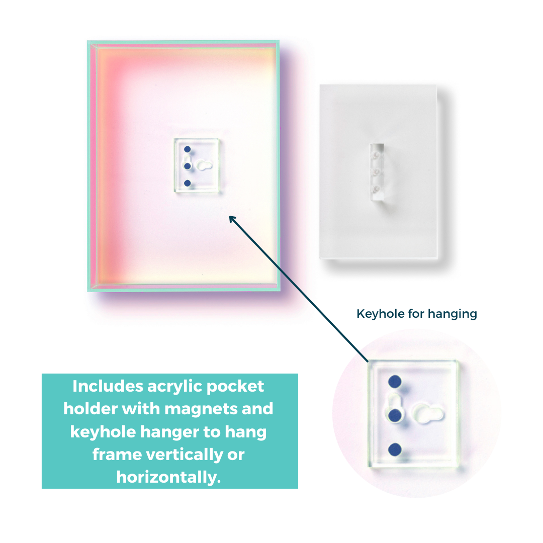 Wholesale Rainbow Magnetic Float Frame for your store - Faire