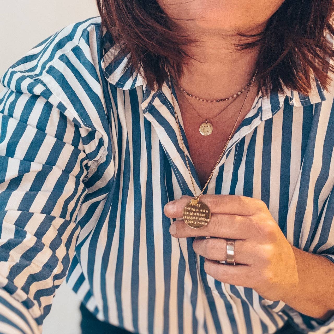 Wholesale Amulet Necklace Every Day is a new beginning – Gold Talisman ...