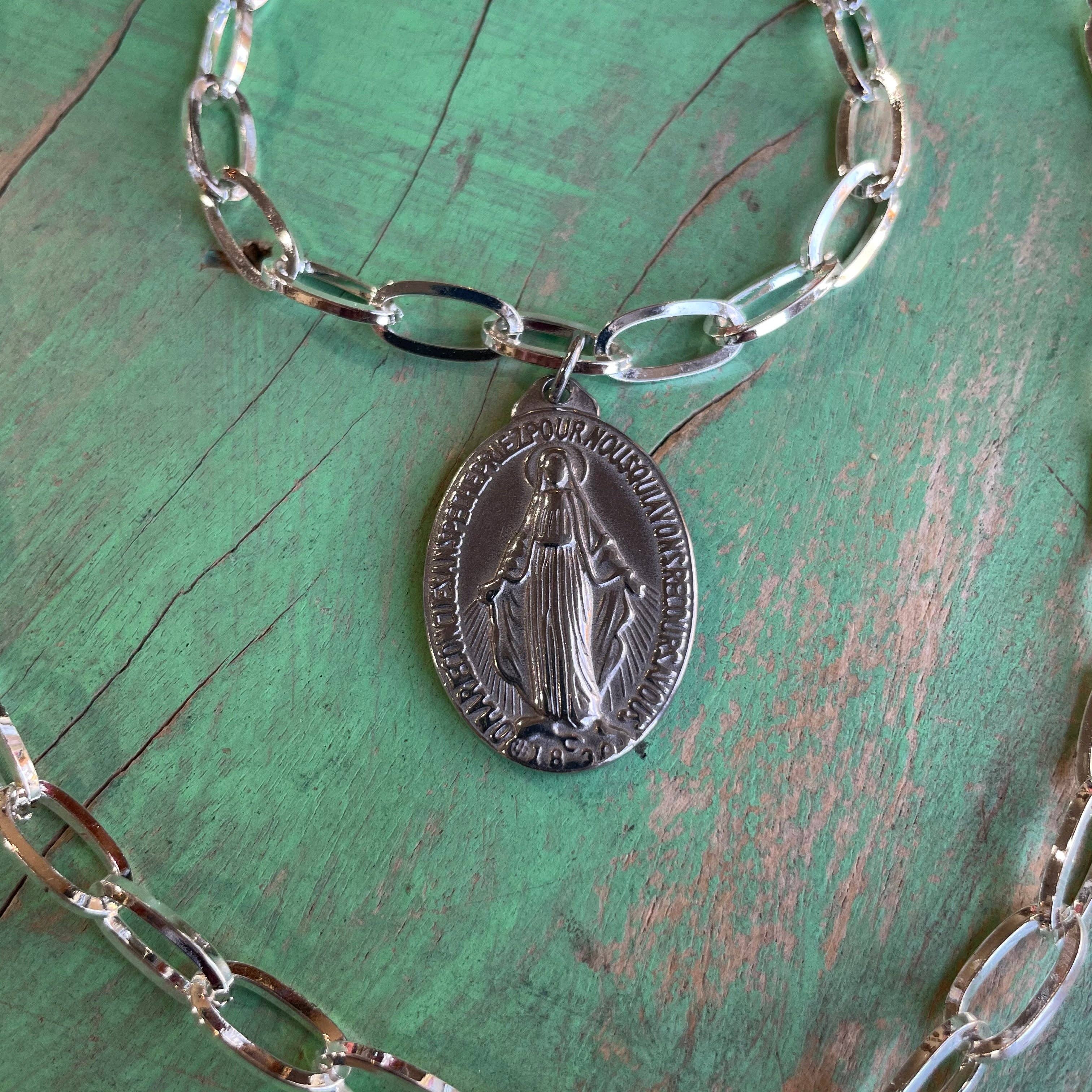 Wholesale Big Medal Link Necklace or Bracelet for your store - Faire