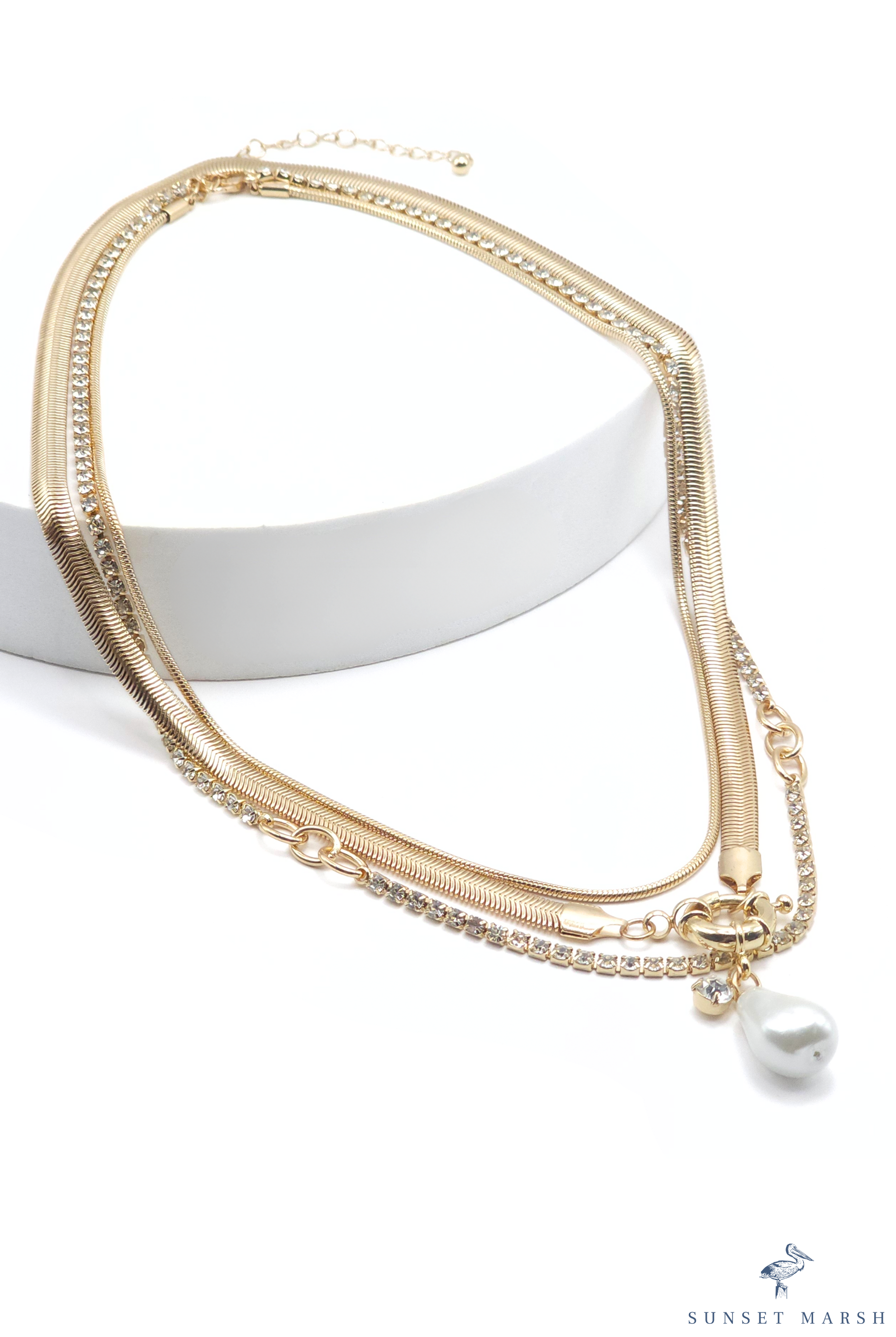 Wholesale Opulence Bound - Gold Necklace for your store - Faire