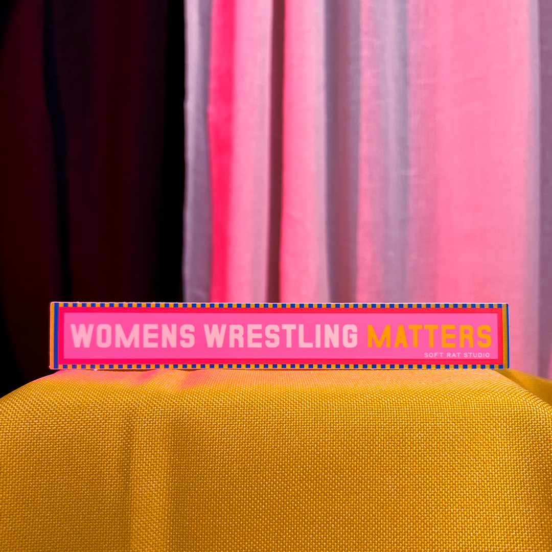 Wholesale Women's Wrestling Long Sticker for your store - Faire