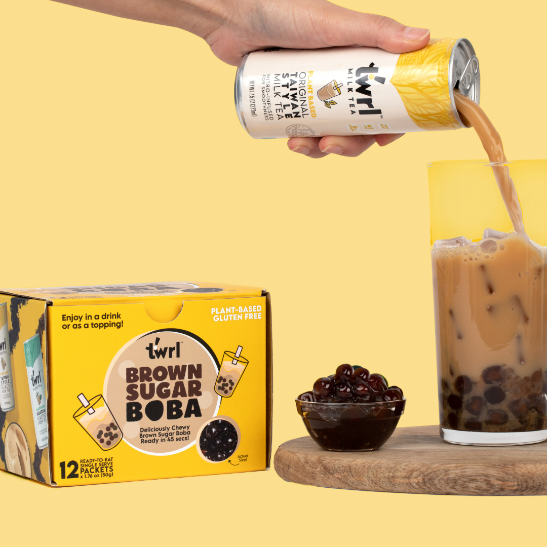 Wholesale Brown Sugar Boba 12pk - Dairy Free, Soy Free for Boba Tea for ...