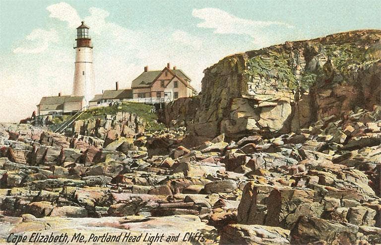 Wholesale Postcard ME-230 Portland Head Lighthouse, Cape Elizabeth for ...