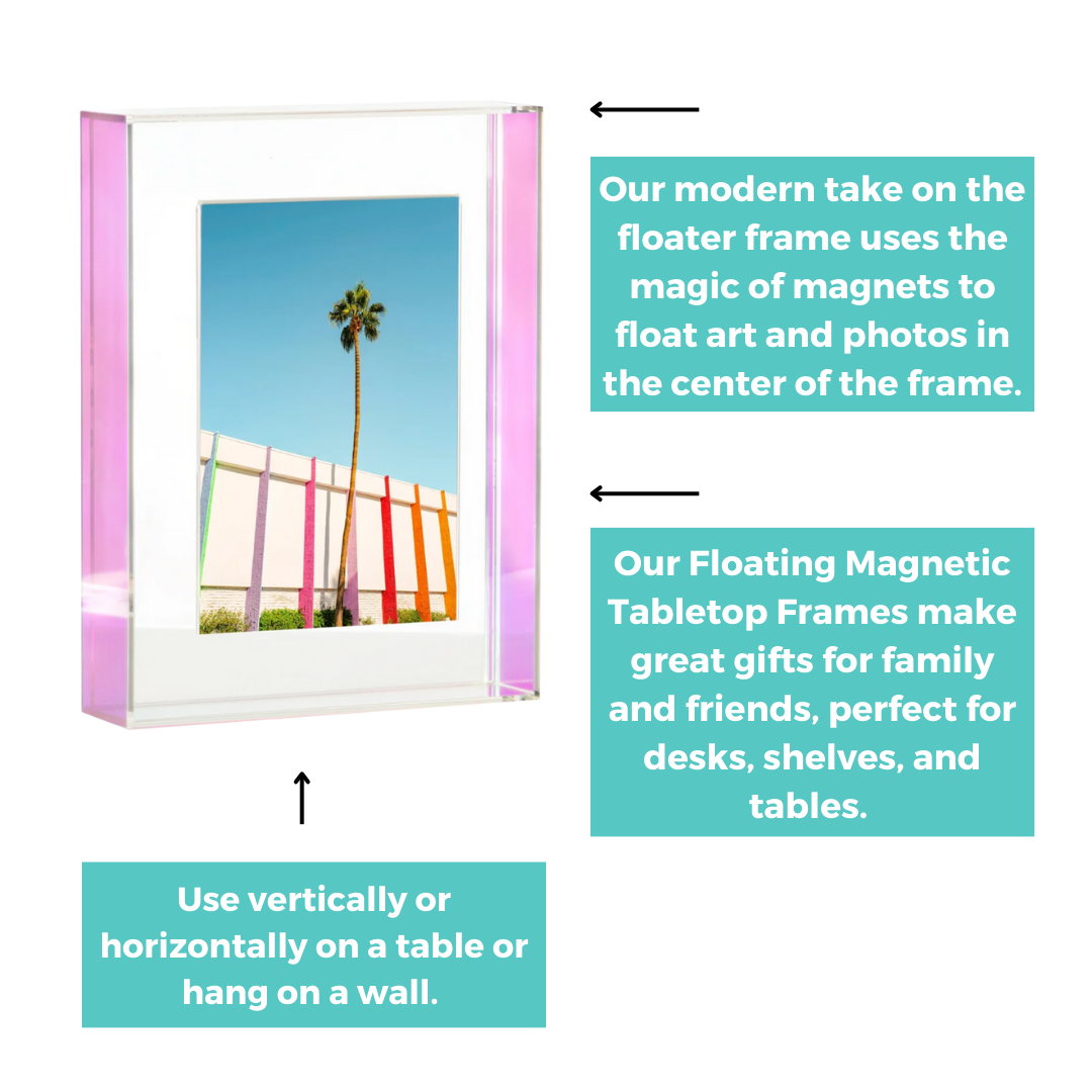 Wholesale Rainbow Magnetic Float Frame for your store - Faire