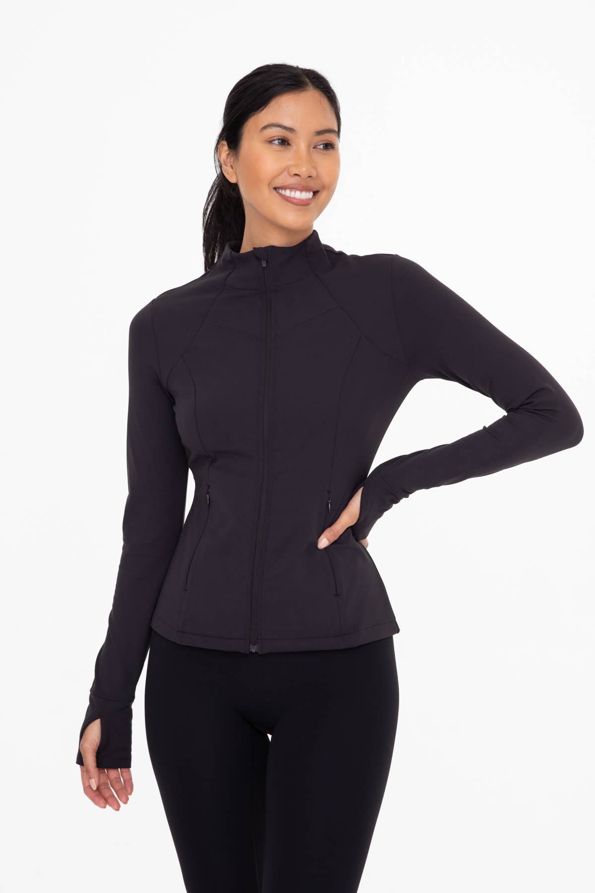 Wholesale Fleece Lined Slim Fit Acitve Jacket for your store - Faire