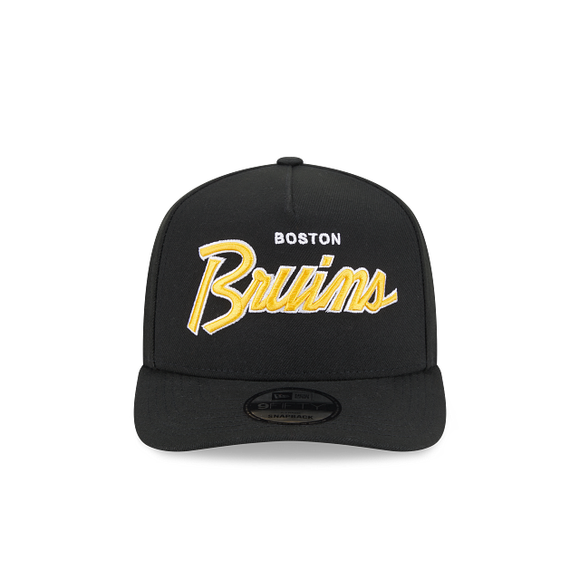 Wholesale BOSTON BRUINS 9FIFTY A-FRAME NEW ERA NHL BLACK SCRIPT ...