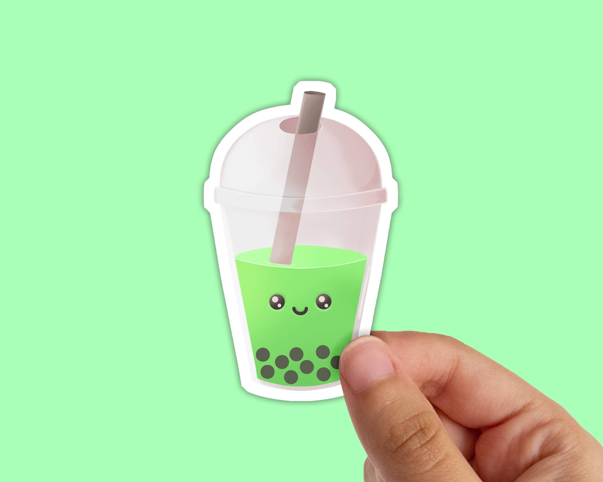 Electronics & Accessories Durable Anime Frog Demon Drinking Boba Vinyl ...