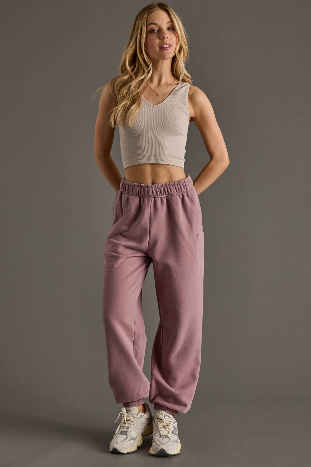 Wholesale Dusty Purple Panache Sweatpants for your store - Faire