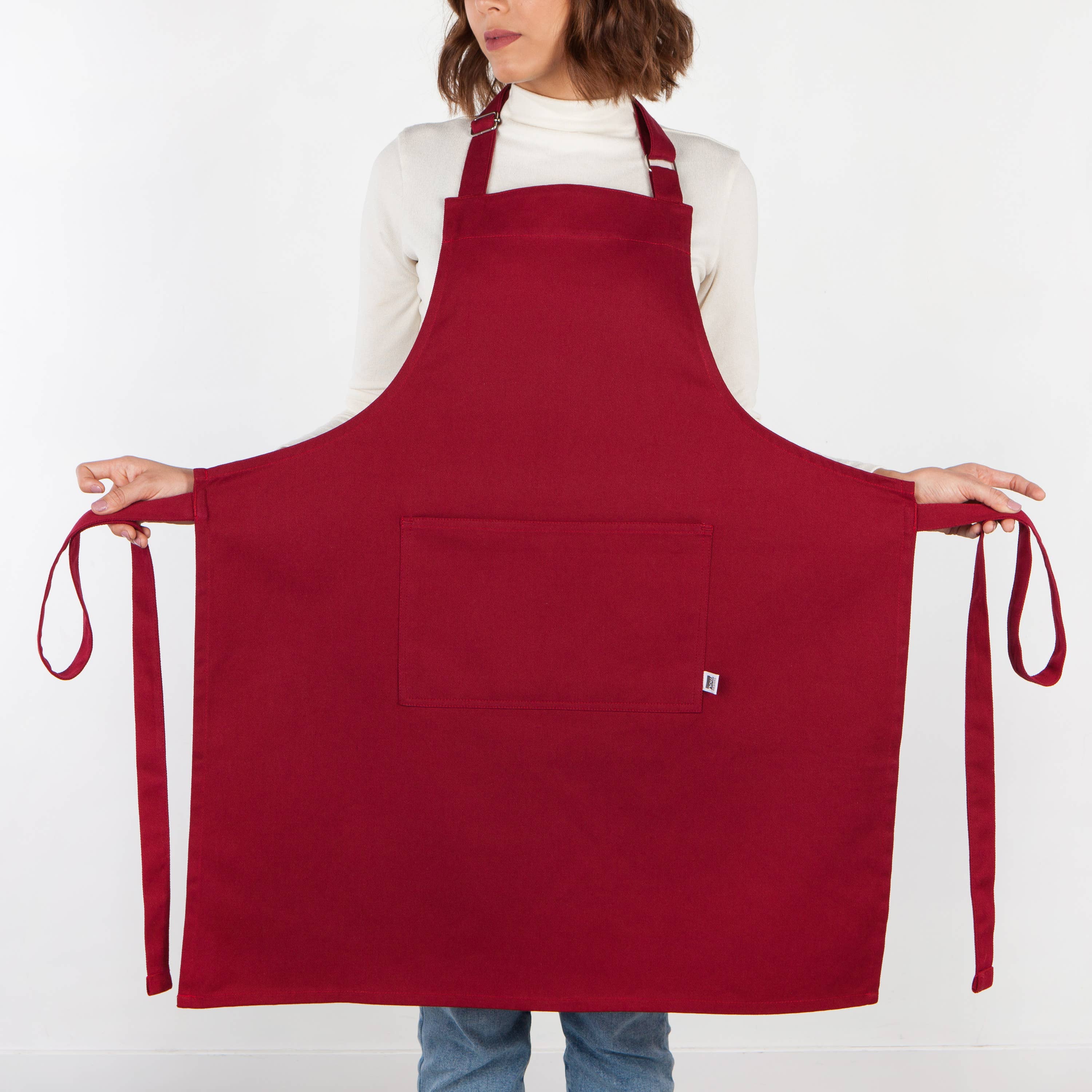 Wholesale Carmine Red Chef Apron for your store - Faire