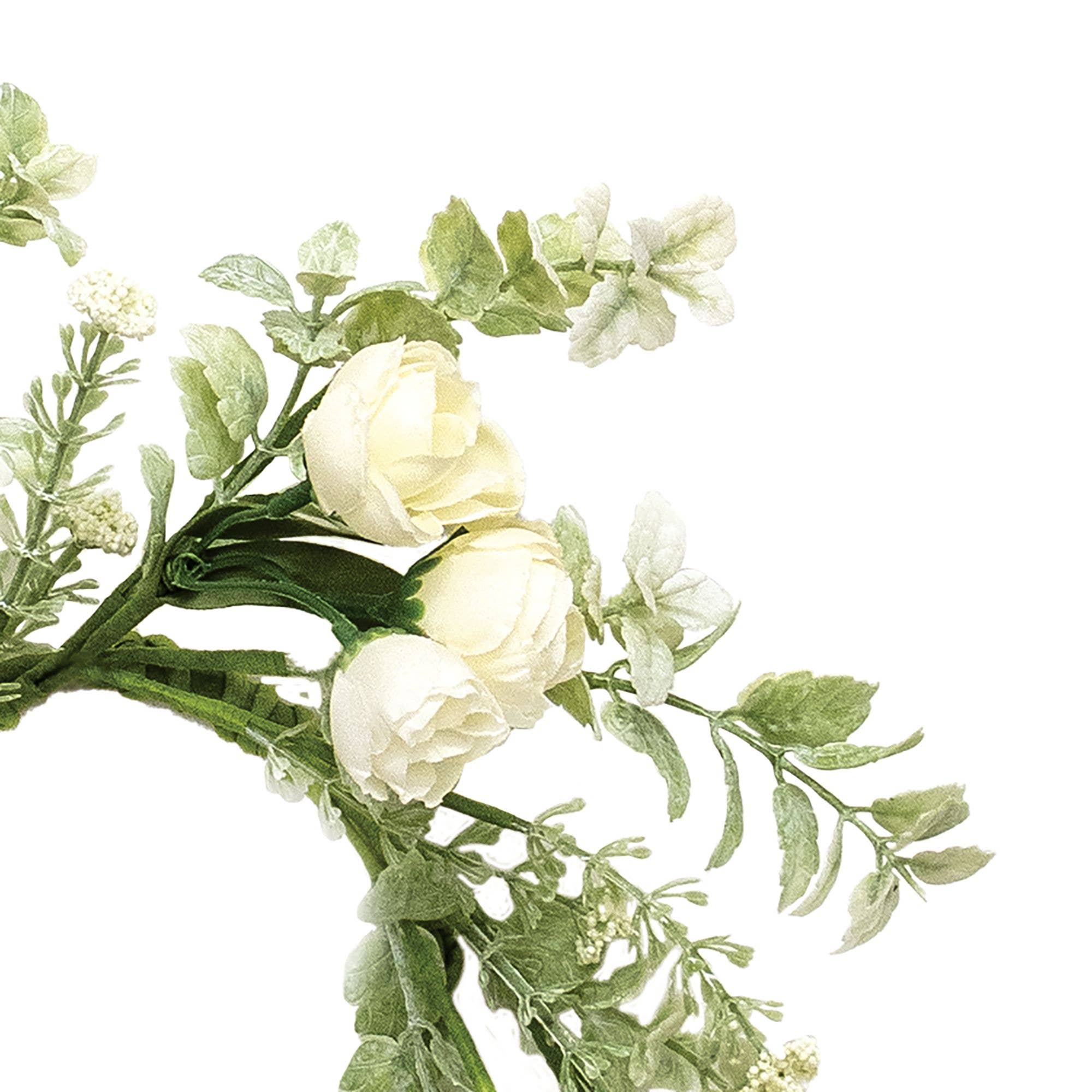 Wholesale Bridal Rose Blossom Candle Ring - 3.5" for your store - Faire