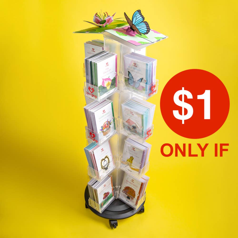 Purchase Wholesale greeting card display stand. Free Returns & Net 60 ...