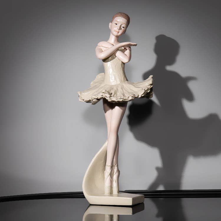 Wholesale Nordic Ballerina Girl Resin Figurine Elegant Home Decor for ...
