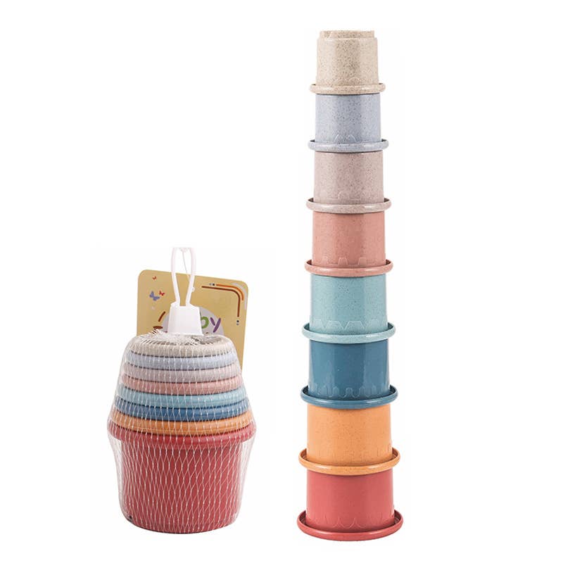 Wholesale Stacking Cups Early Education Toy Set for Baby's Motor Skill ...