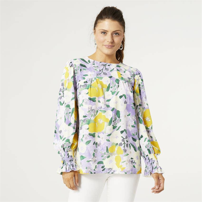 Wholesale Imogen Floral Blouse for your store - Faire