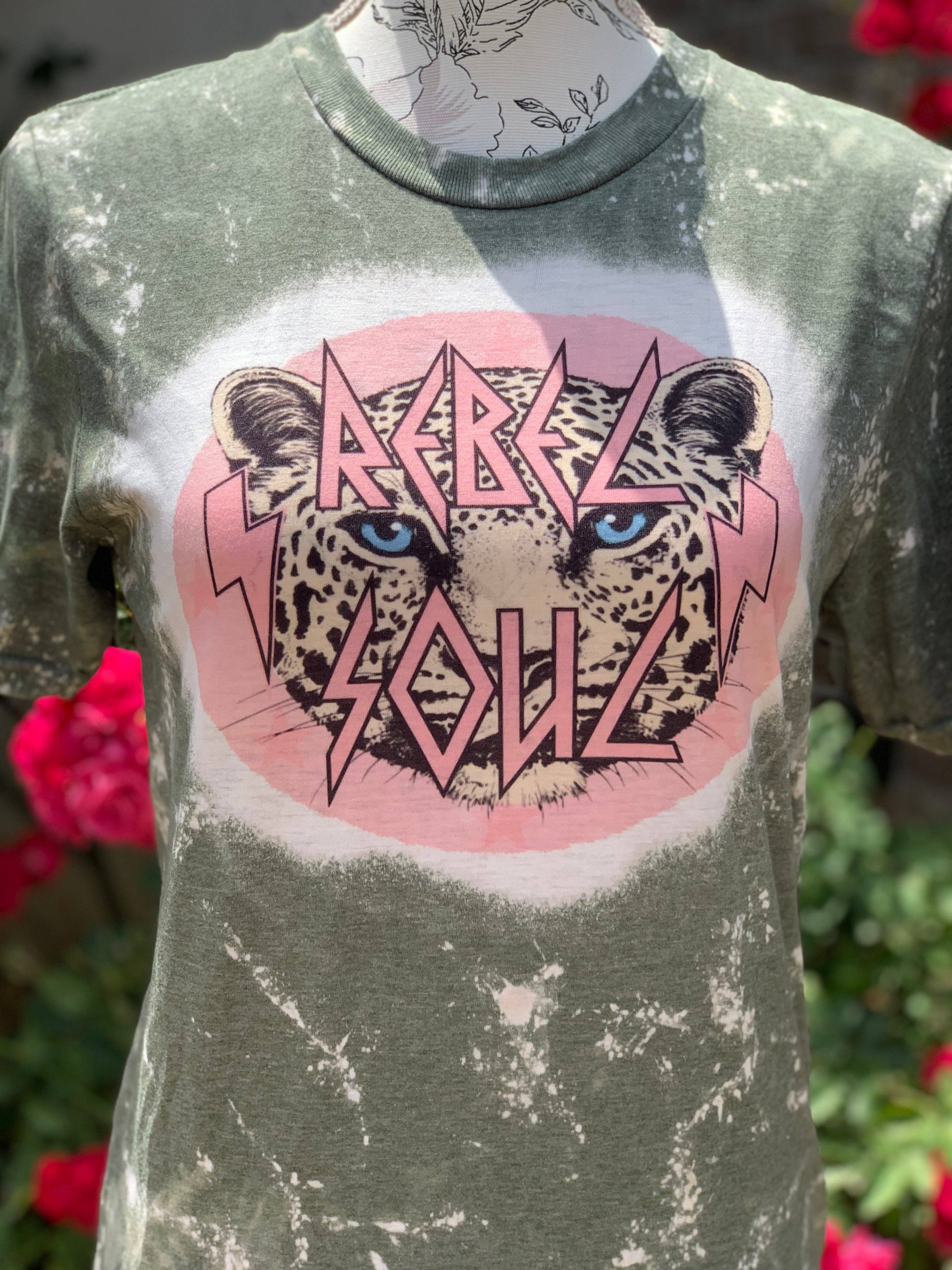 Wholesale Rebel Soul Bleached Tee for your store - Faire