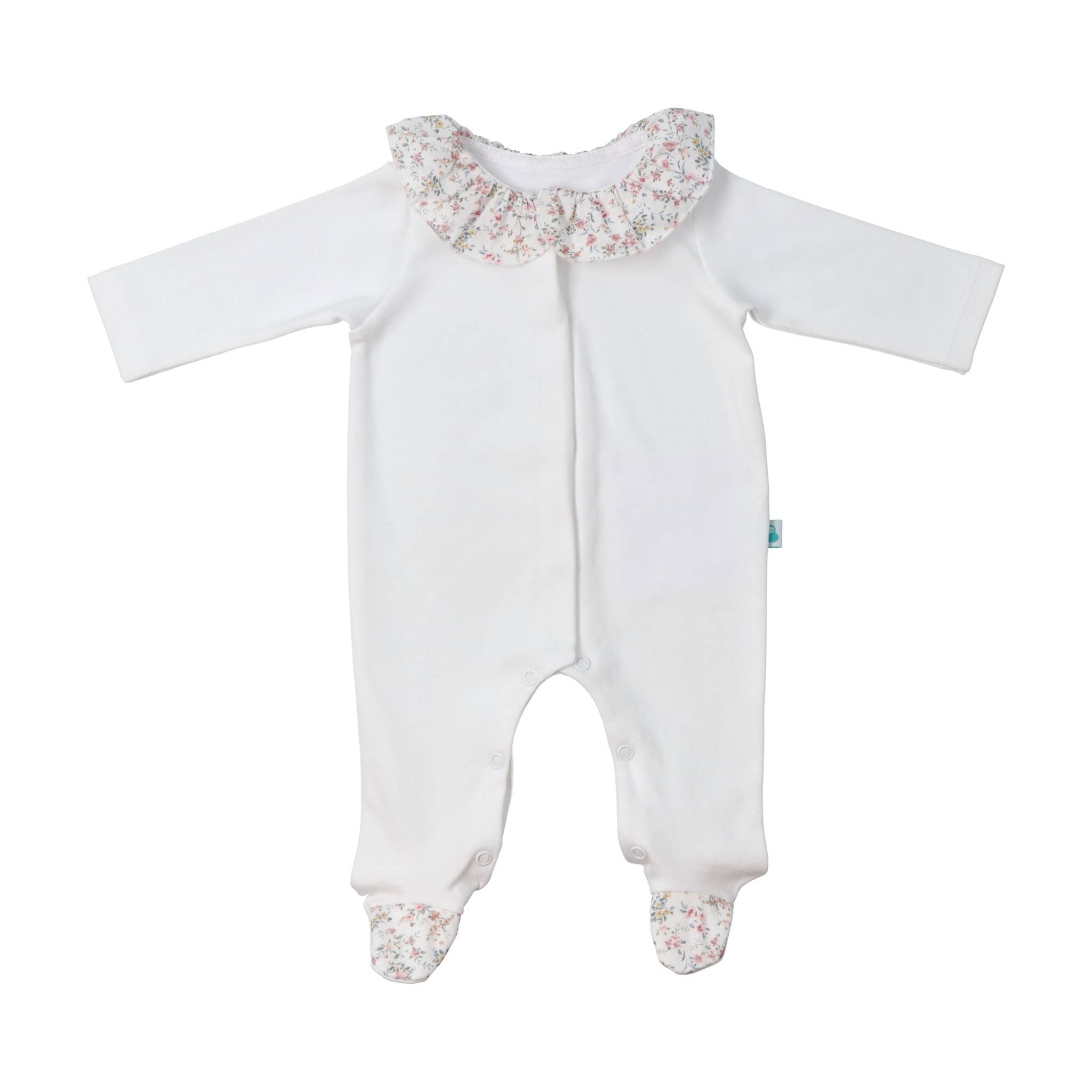 Wholesale BabyGrow with Collar and Feet to Flowers made in Cotton for ...