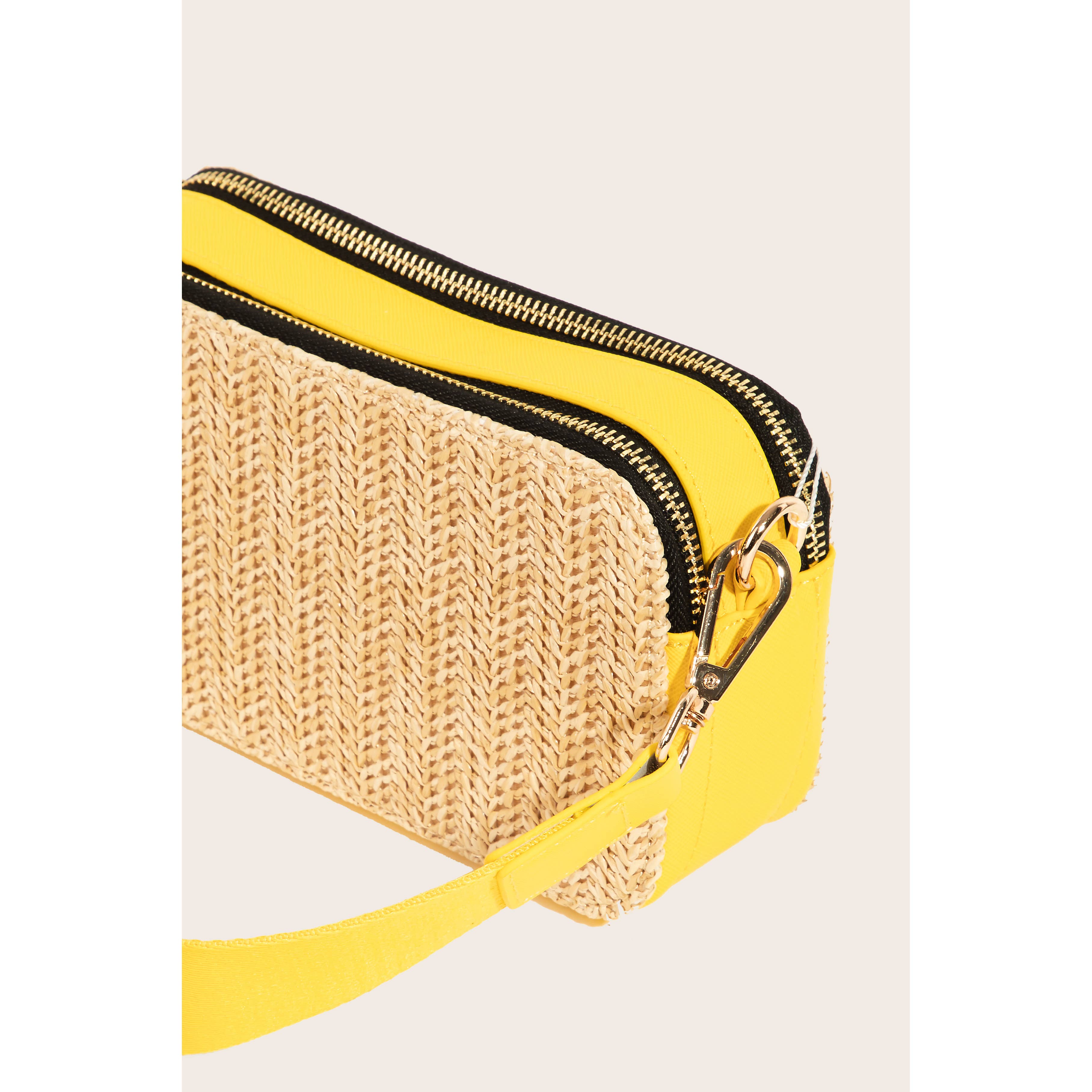Wholesale Rectangle Crossbody Straw Bag for your store - Faire