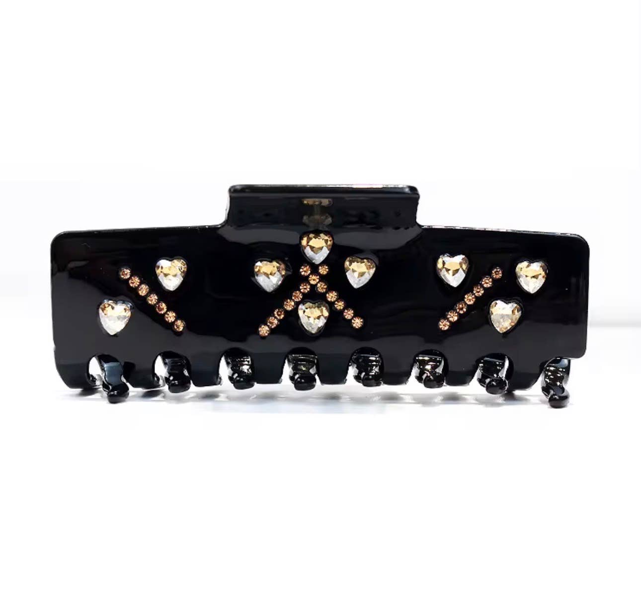 Wholesale STUDDED LOVESTRUCK RECTANGLE CLAW HAIR CLIP for your store ...