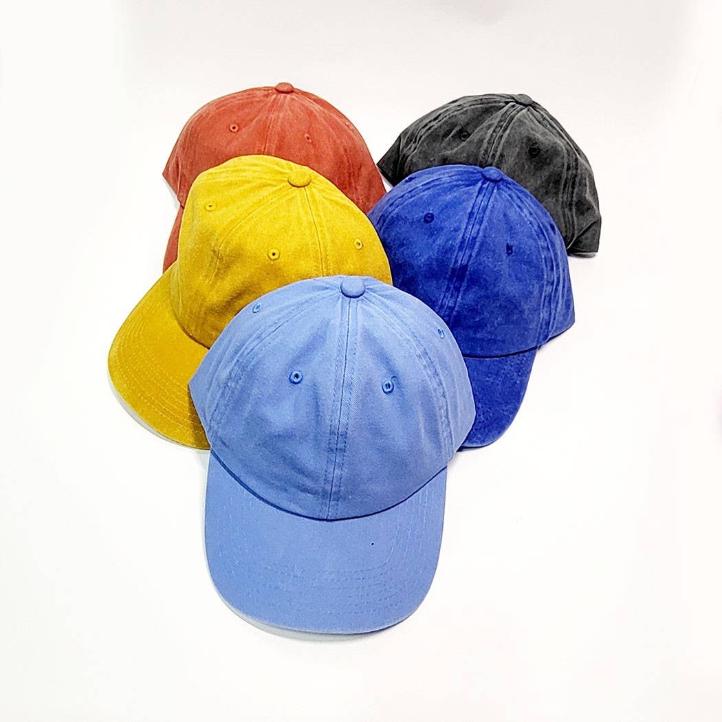 Wholesale Solid Color Pigment Dyed Hat for your store - Faire