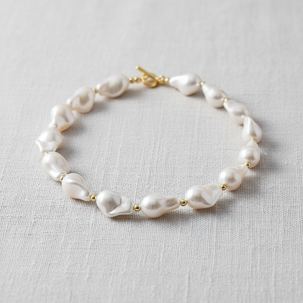 Wholesale Baroque Pearl Necklace with OT Clasp for your store - Faire