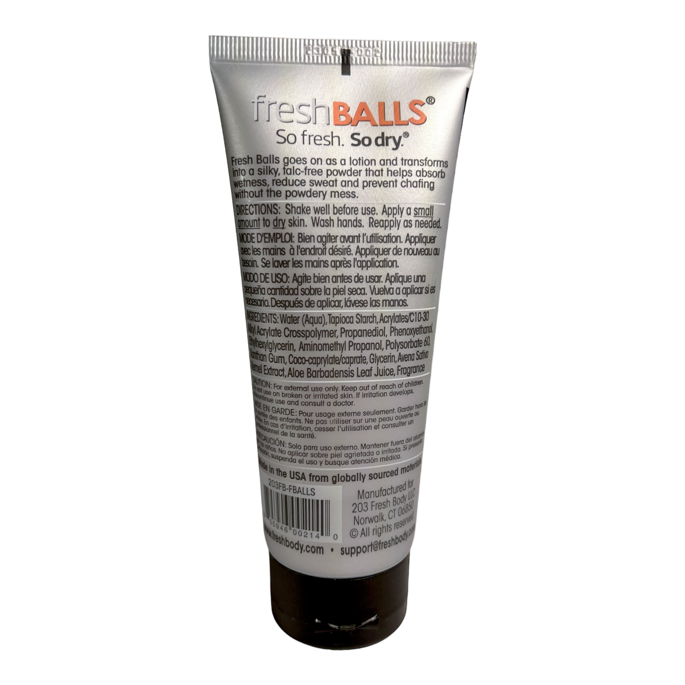 Wholesale Fresh Balls Anti-Chafing Deodorant Lotion for your store - Faire