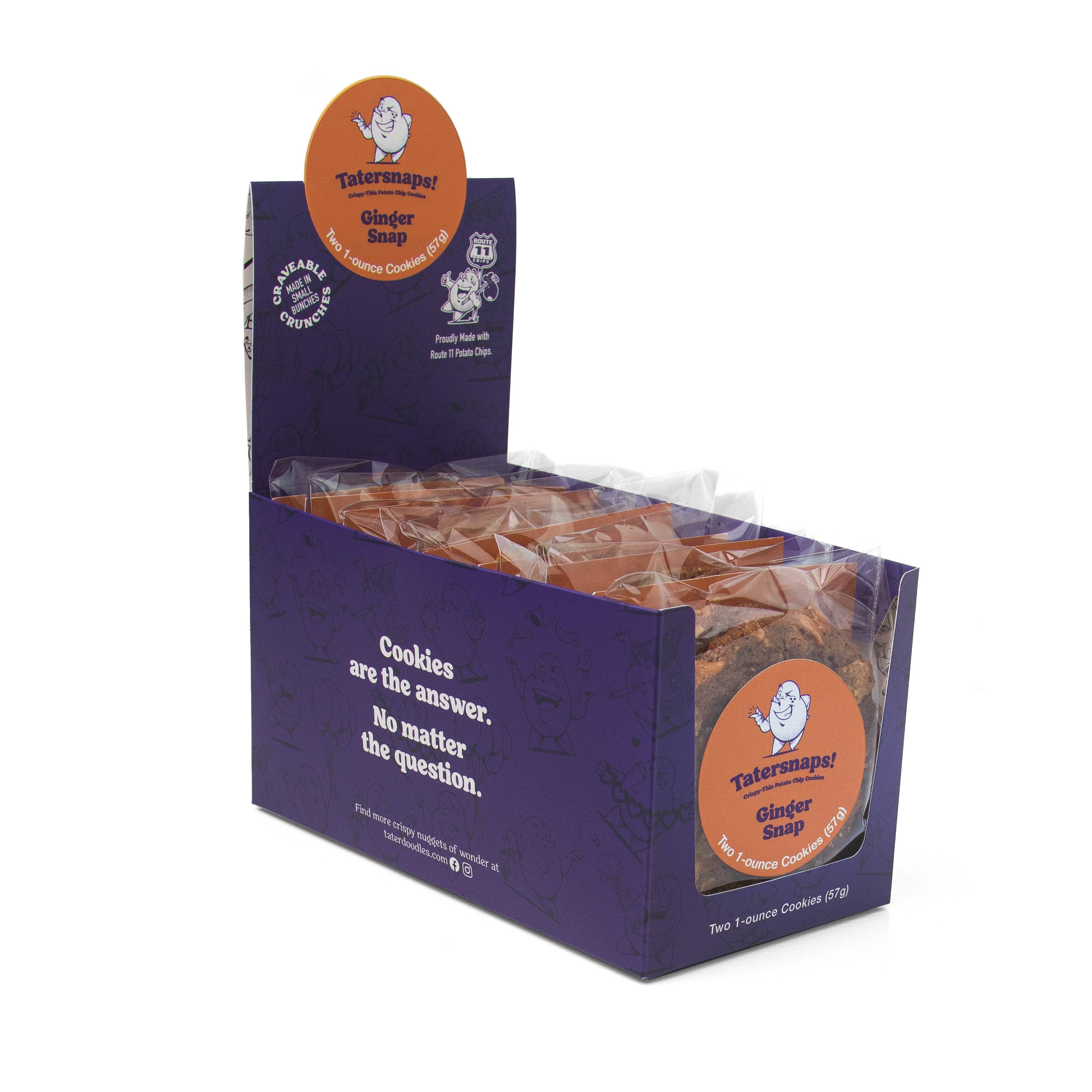 Wholesale Tatersnaps! Ginger Snap for your store - Faire