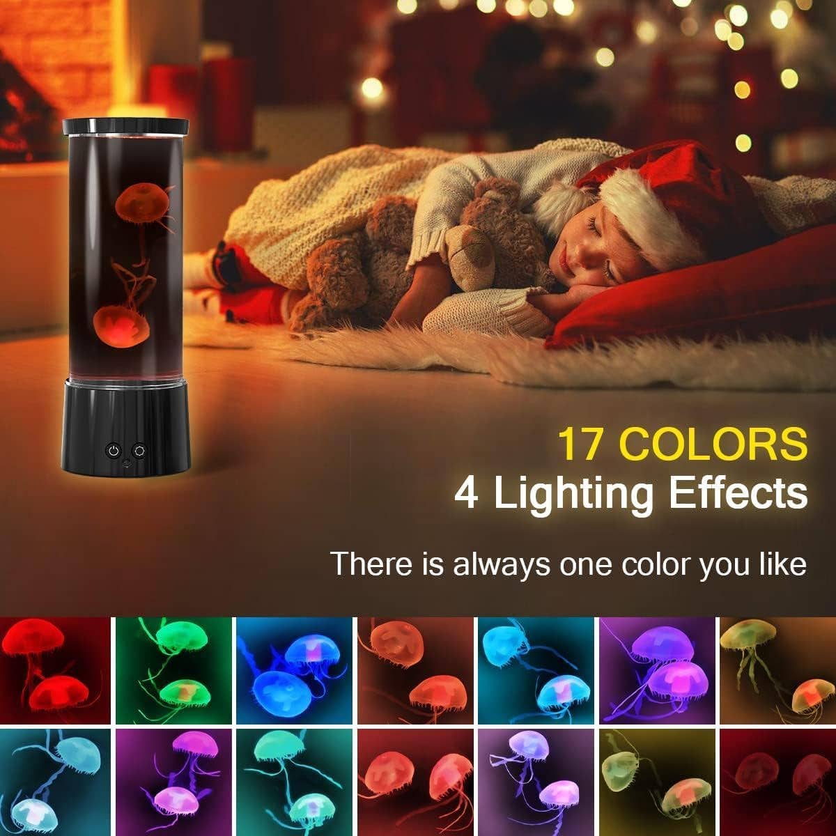 Wholesale Jellyfish Aquarium Lamp TwelveInch Color Changing Night Light ...