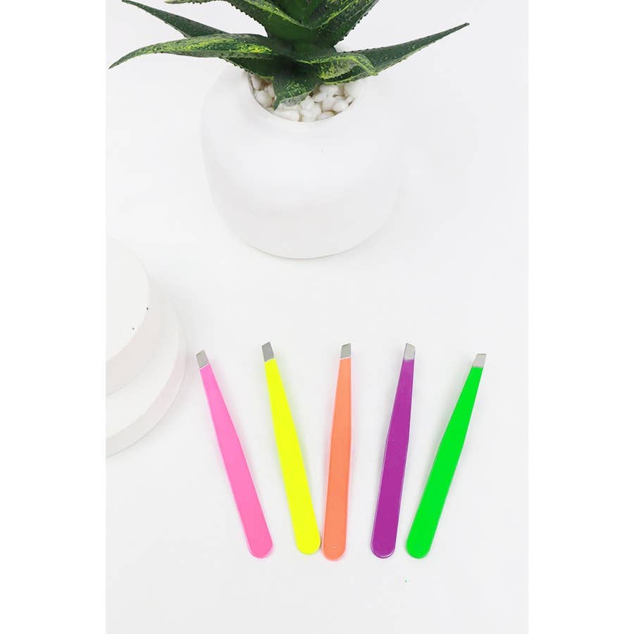 Wholesale Colorful Solid Color Tweezers for your store - Faire