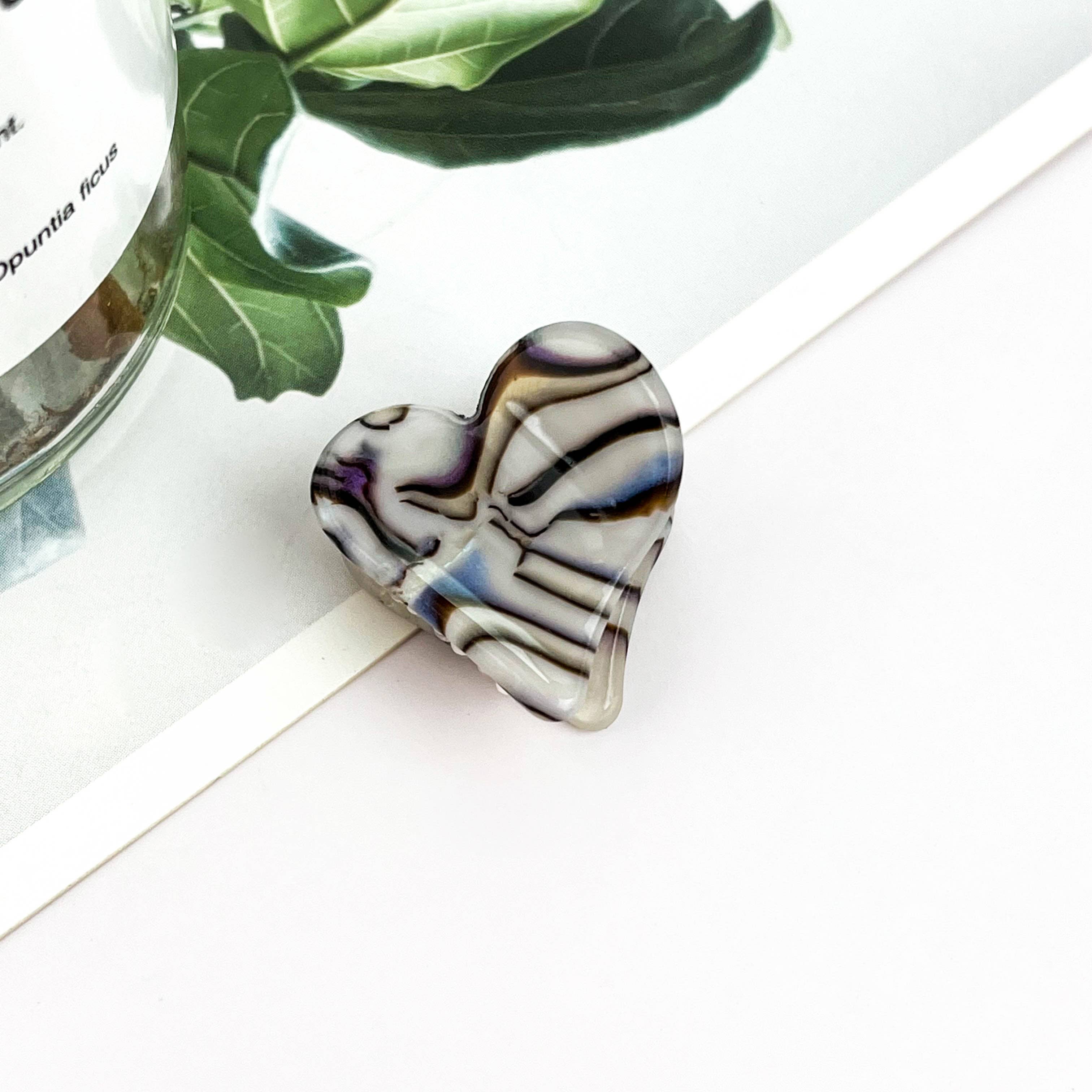 Wholesale Mini Heart Valentine Hair Claw Clip for your store - Faire