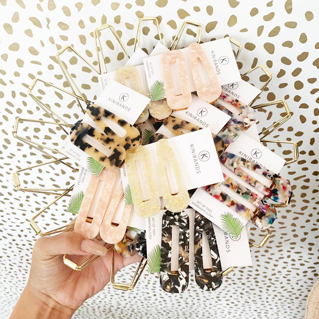 Wholesale Resin Hair Clips (Variety Pack of 20 Sets) for your store - Faire