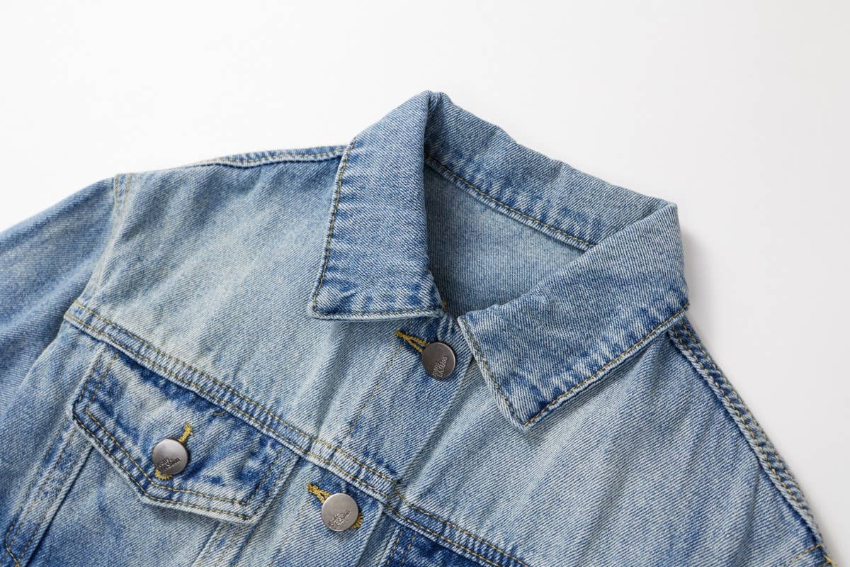 Wholesale Gradient Denim Jacket for your store - Faire