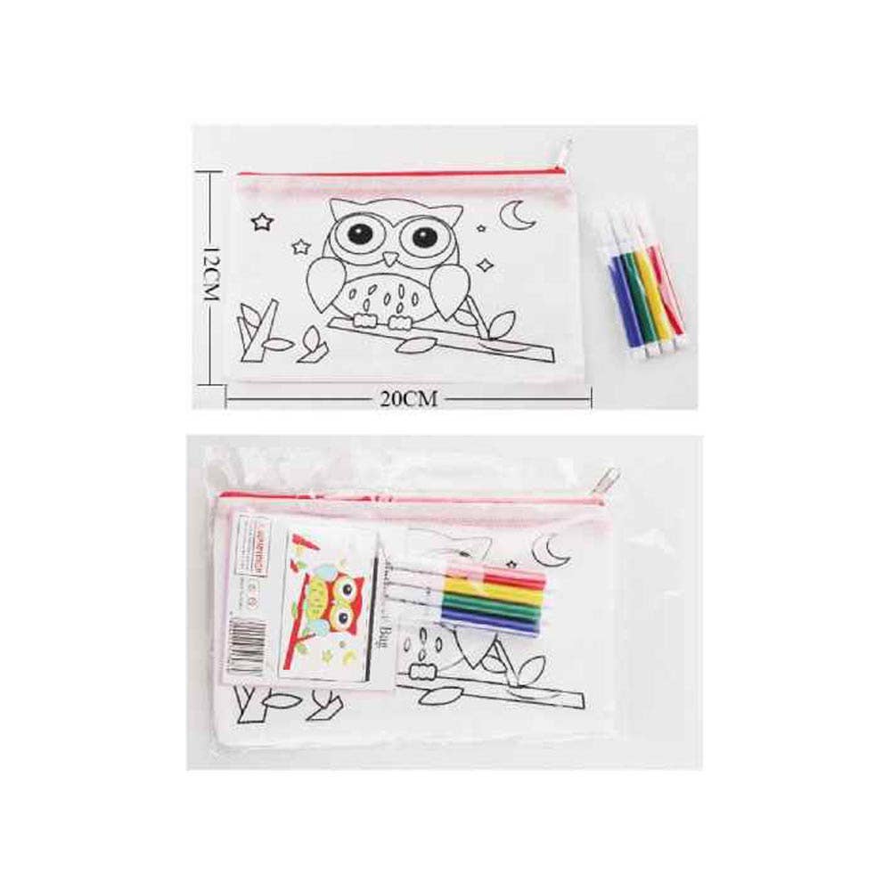 Wholesale 12PCS - Kids Graffiti Pen Bag Craft Set for your store - Faire