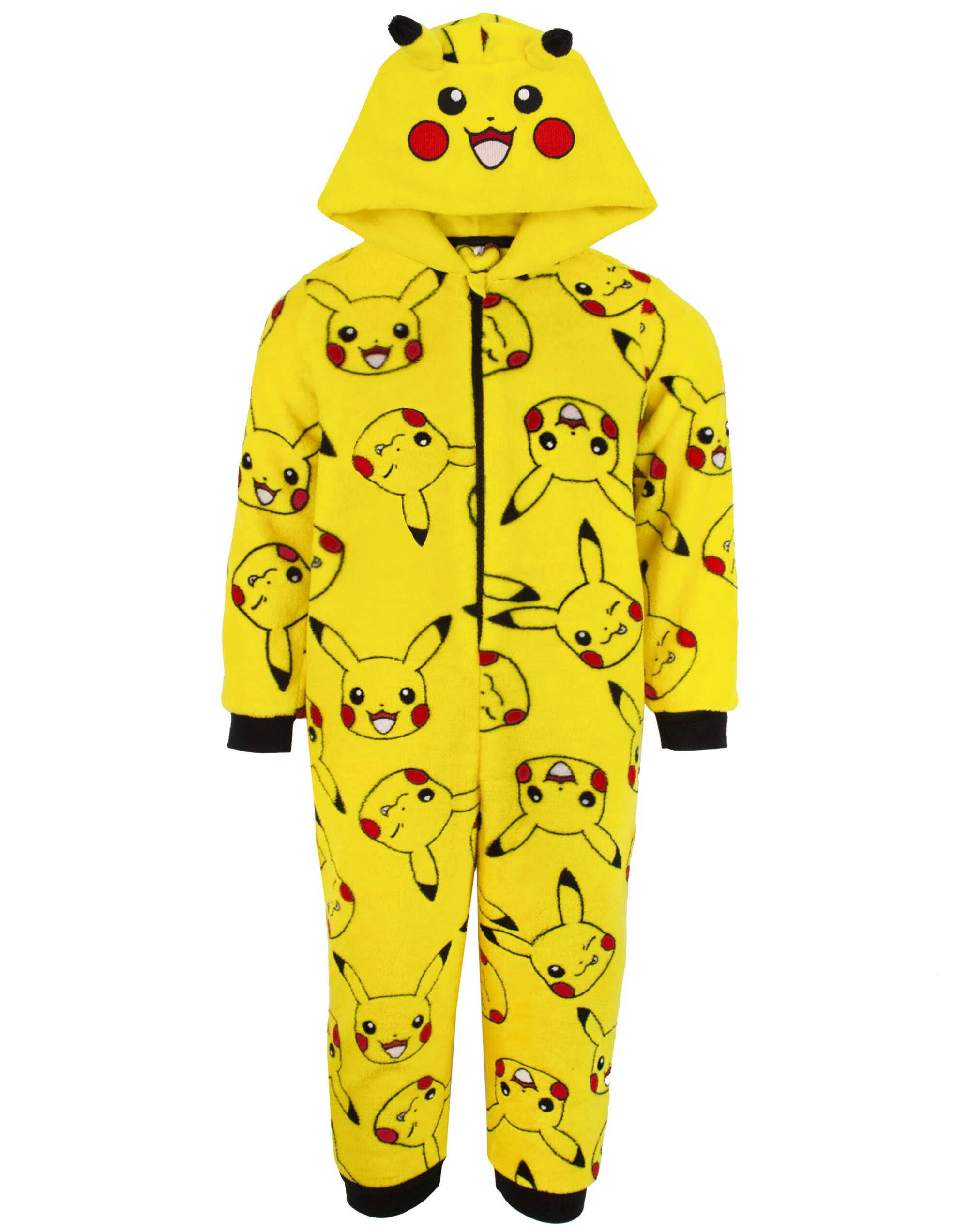Wholesale Pokemon Unisex Kids Yellow Pikachu Onesie for your shop – Faire