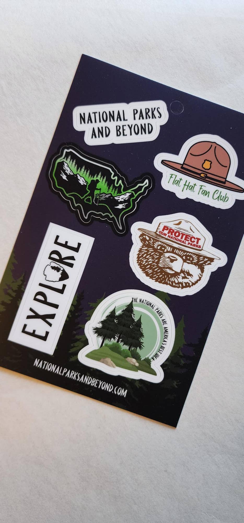 Wholesale National Parks Sticker Sheet - 6 Waterproof and UV Resistant ...