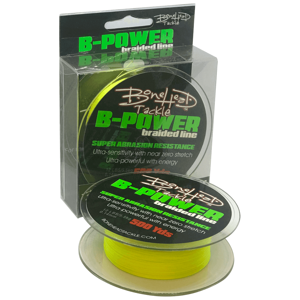 Wholesale Braided Fishing Line 4X 12LB - Yellow, 500 for your store - Faire