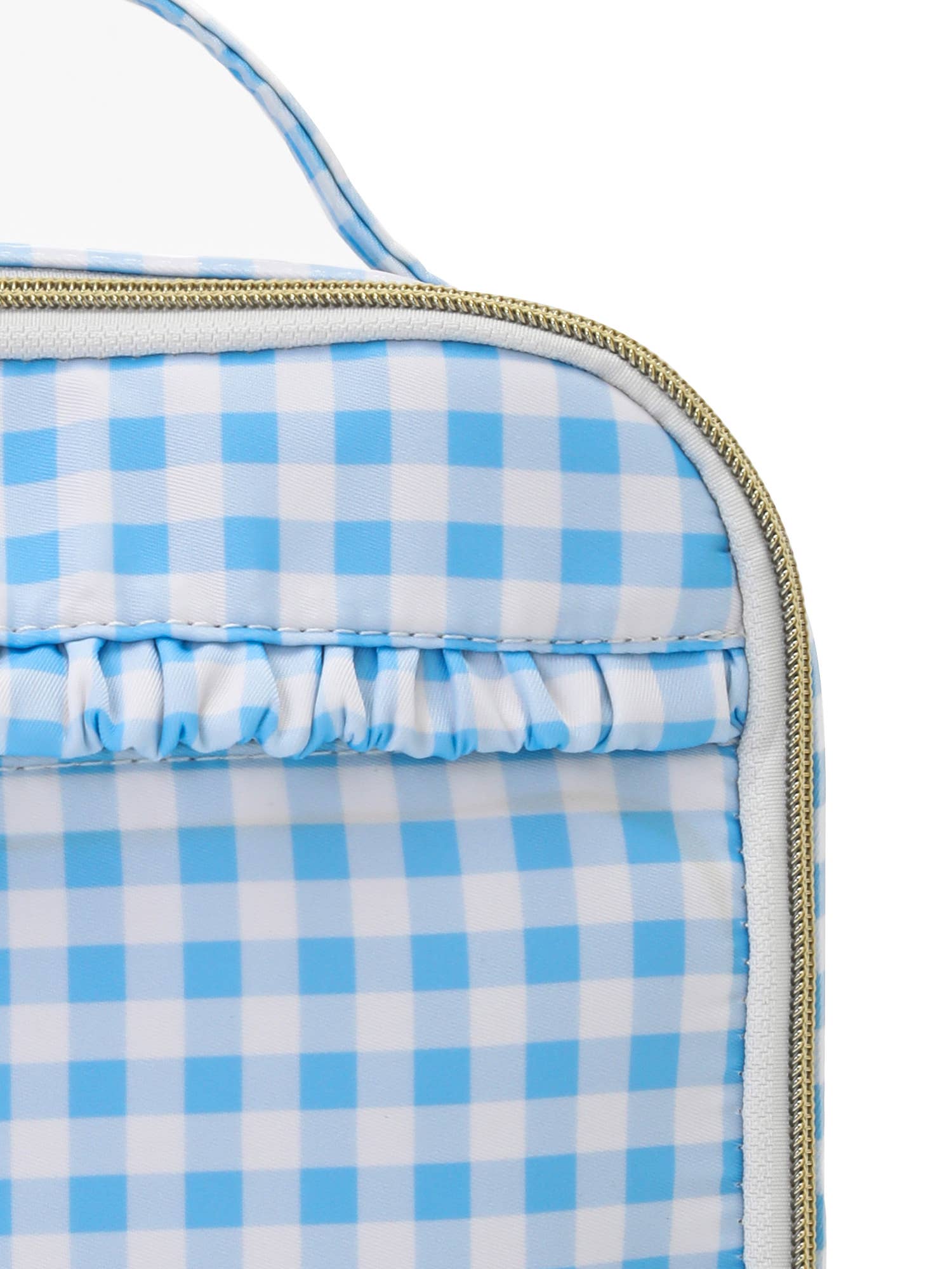 Wholesale Light Blue Plaid Ruffle Baby Girls Lunch Boxes Bag for your ...