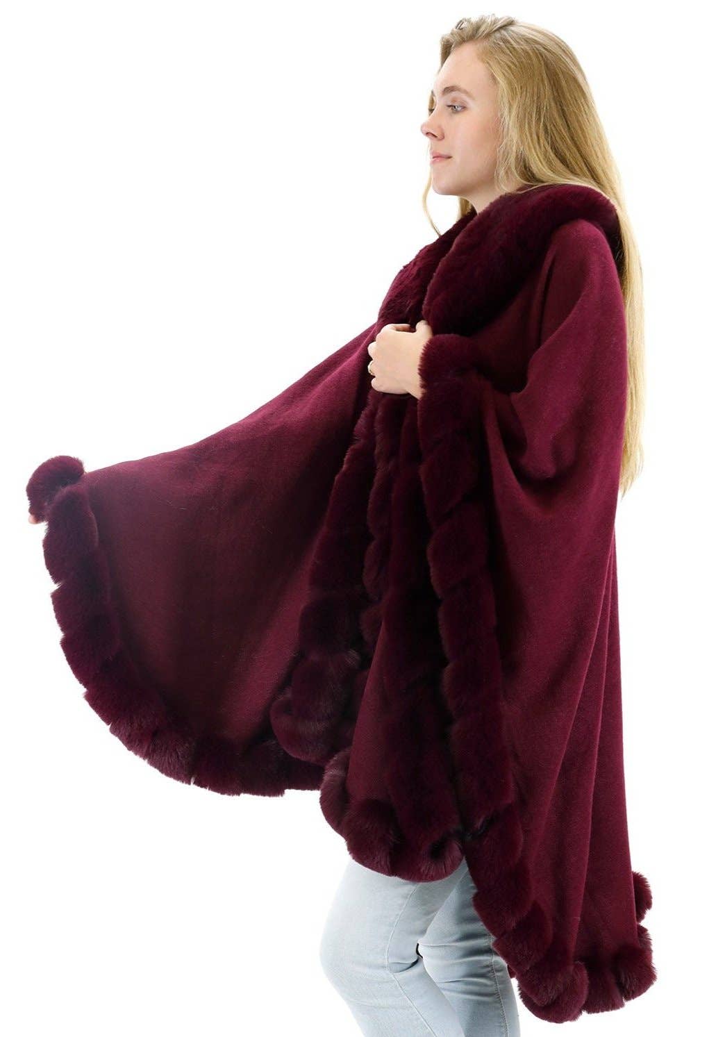 Wholesale Solid Color Fur Shawl SW3719.. (3PC) for your store - Faire