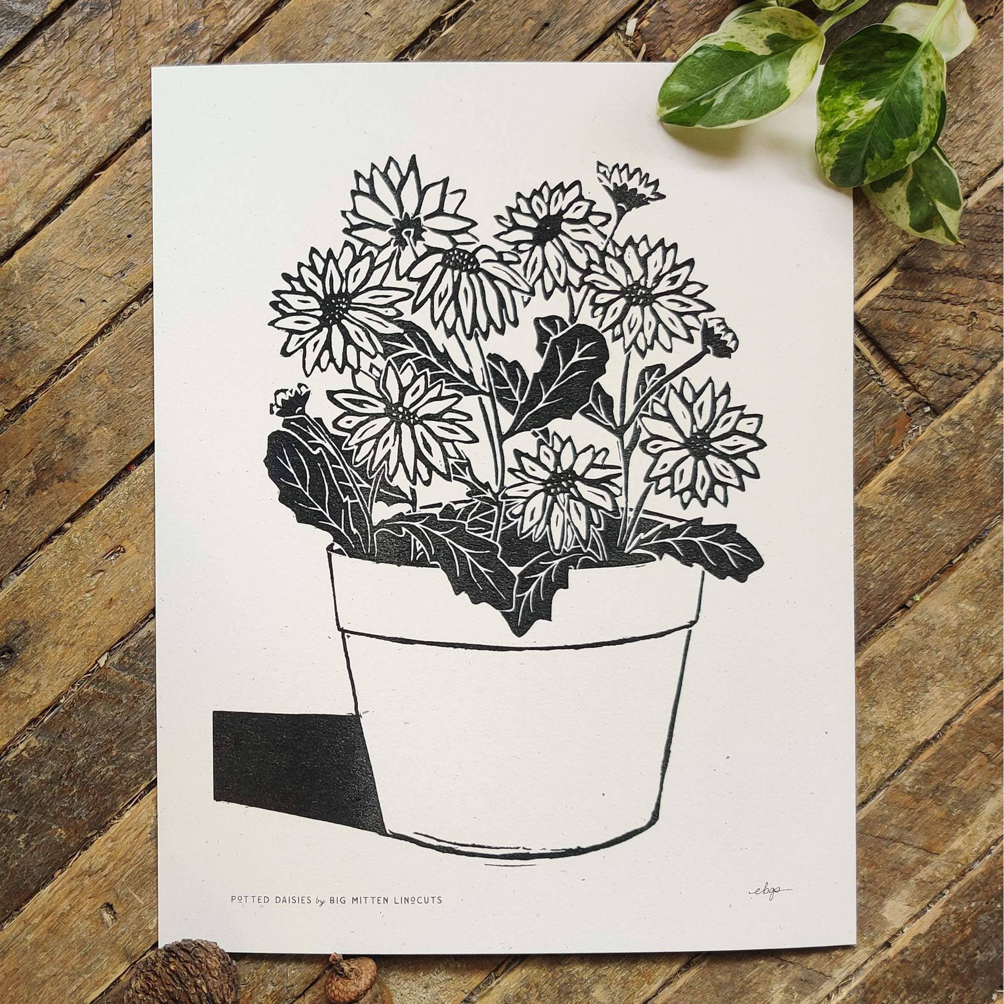 Big Mitten Linocuts wholesale products