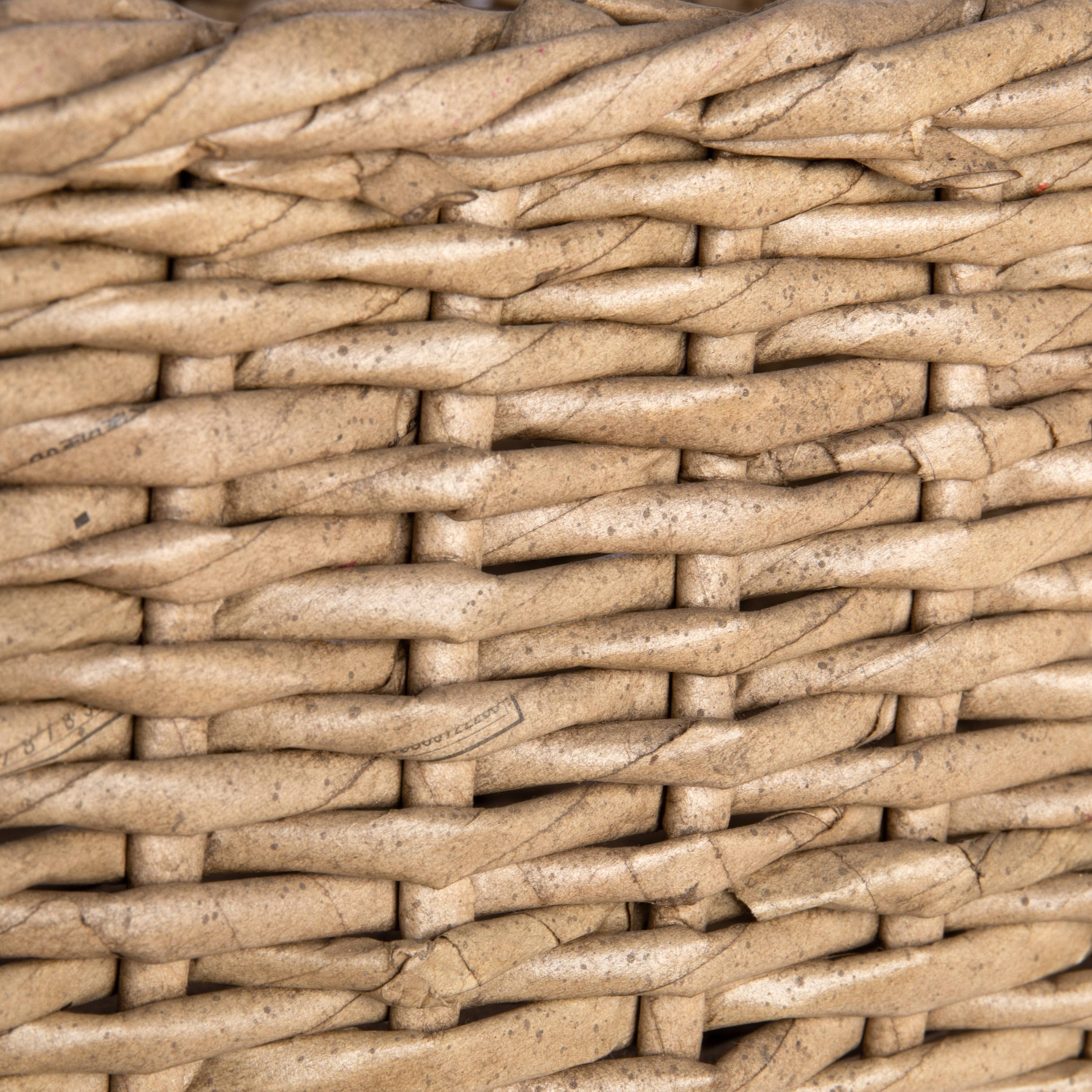 Wholesale Rectangle Paper Storage Basket- Gray for your store - Faire