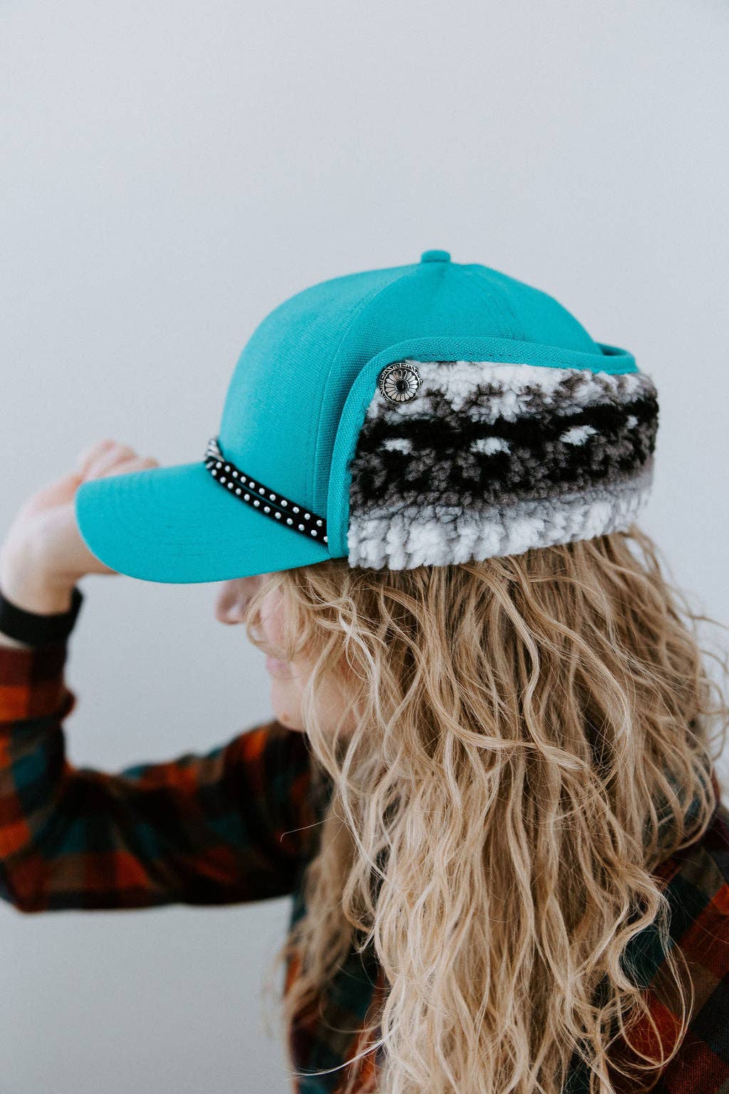 Wholesale Teal Breeze Earflap Trapper Hat for your store - Faire