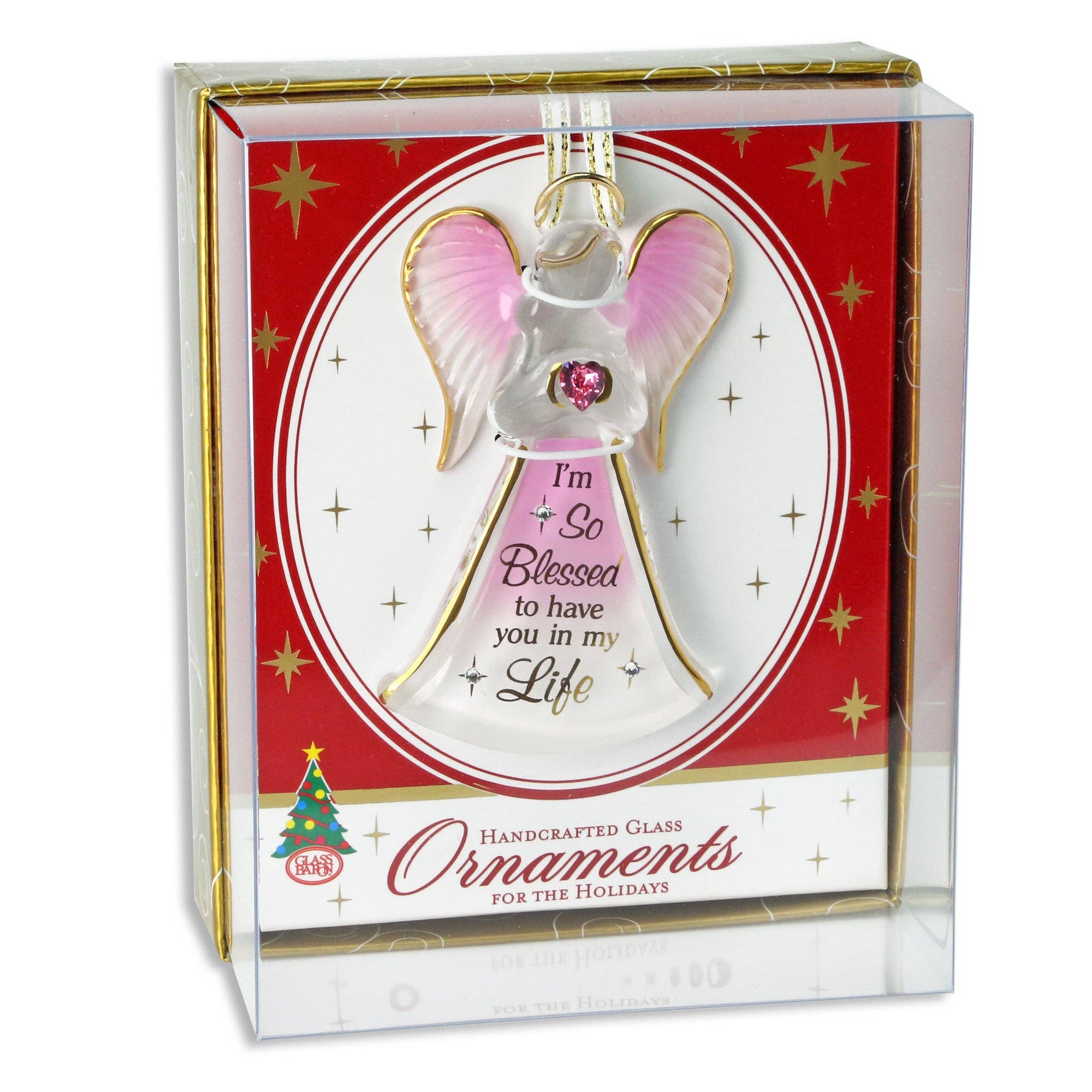 Wholesale Angel "I'm Blessed" Ornament for your store - Faire