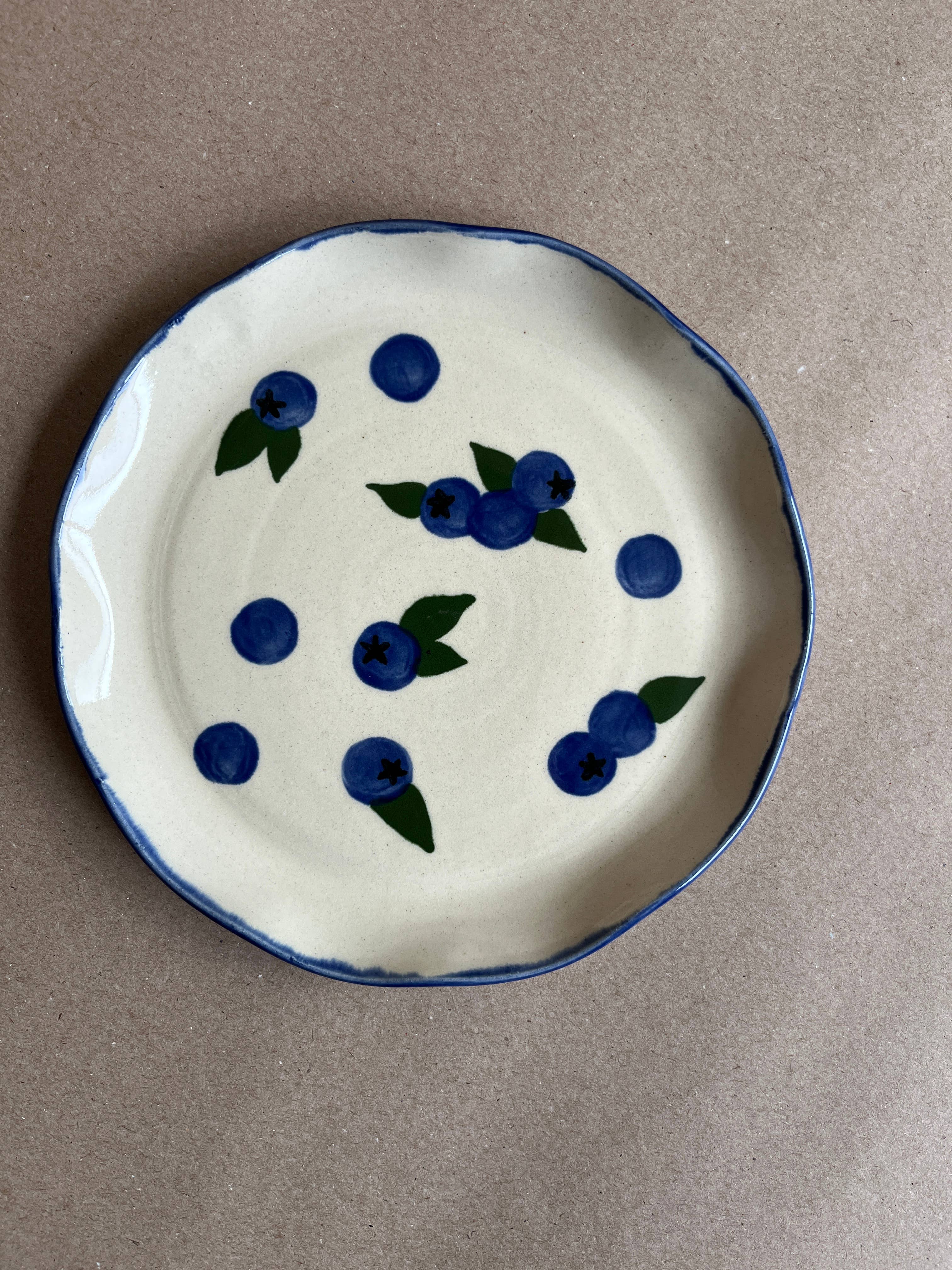 Wholesale Blueberry Lunch/Salad Plate for your store - Faire