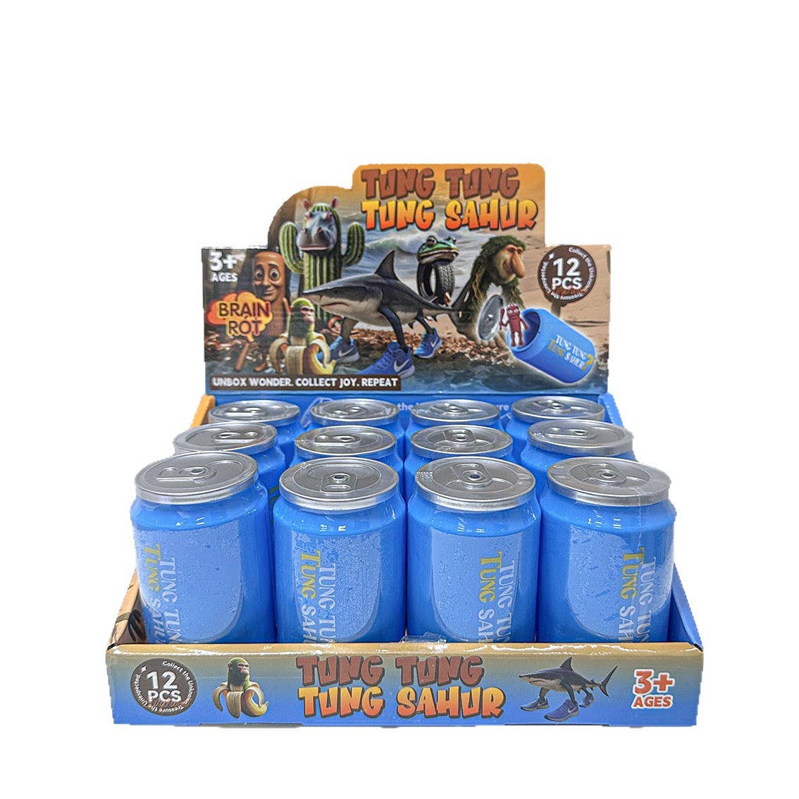 Wholesale Cans Italian Brain rot Tung Keychain Blind Box 12pcs Set for ...
