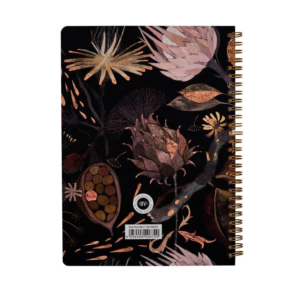 Wholesale Spiral Notebook Night Flowers for your store - Faire