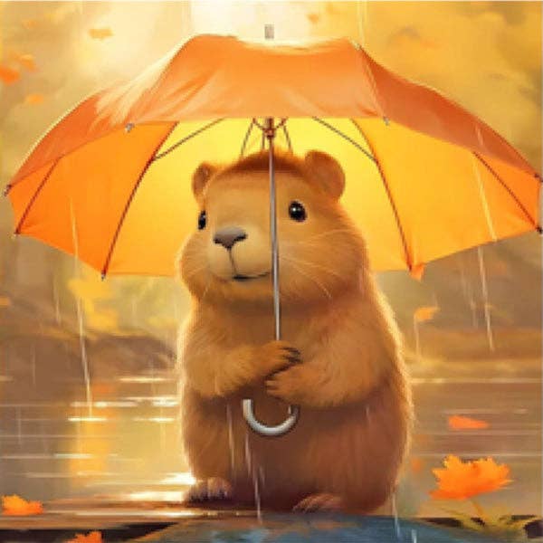 Wholesale Studio Art Diamond Painting Full Coverage "Capybara Puddle ...