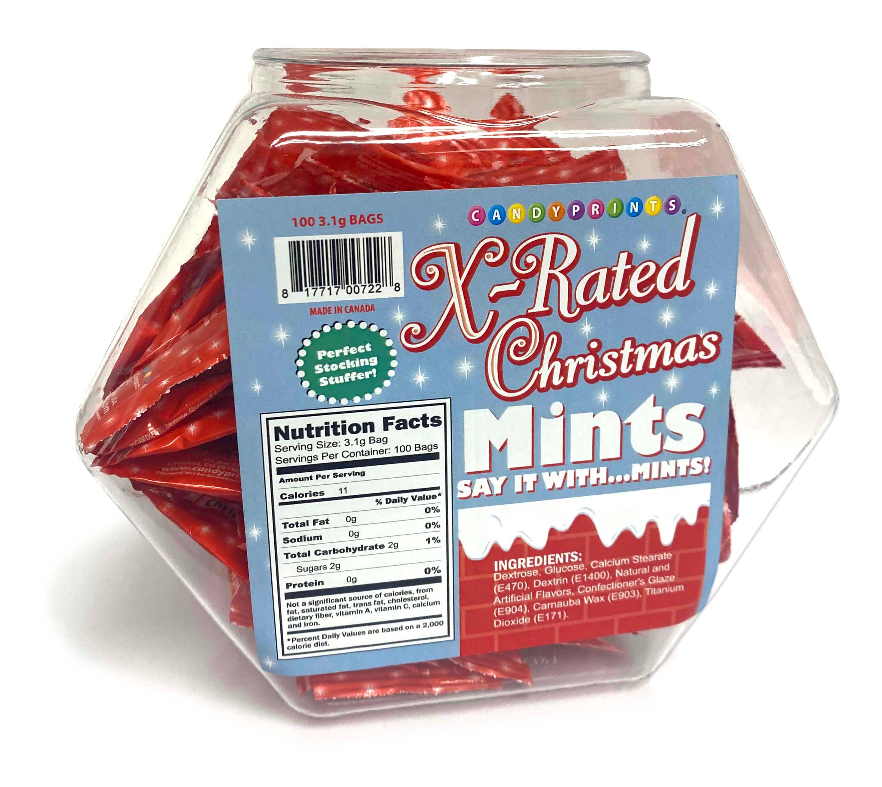 Wholesale X-Rated Christmas Mints -Fishbowl Display of 100 for your ...