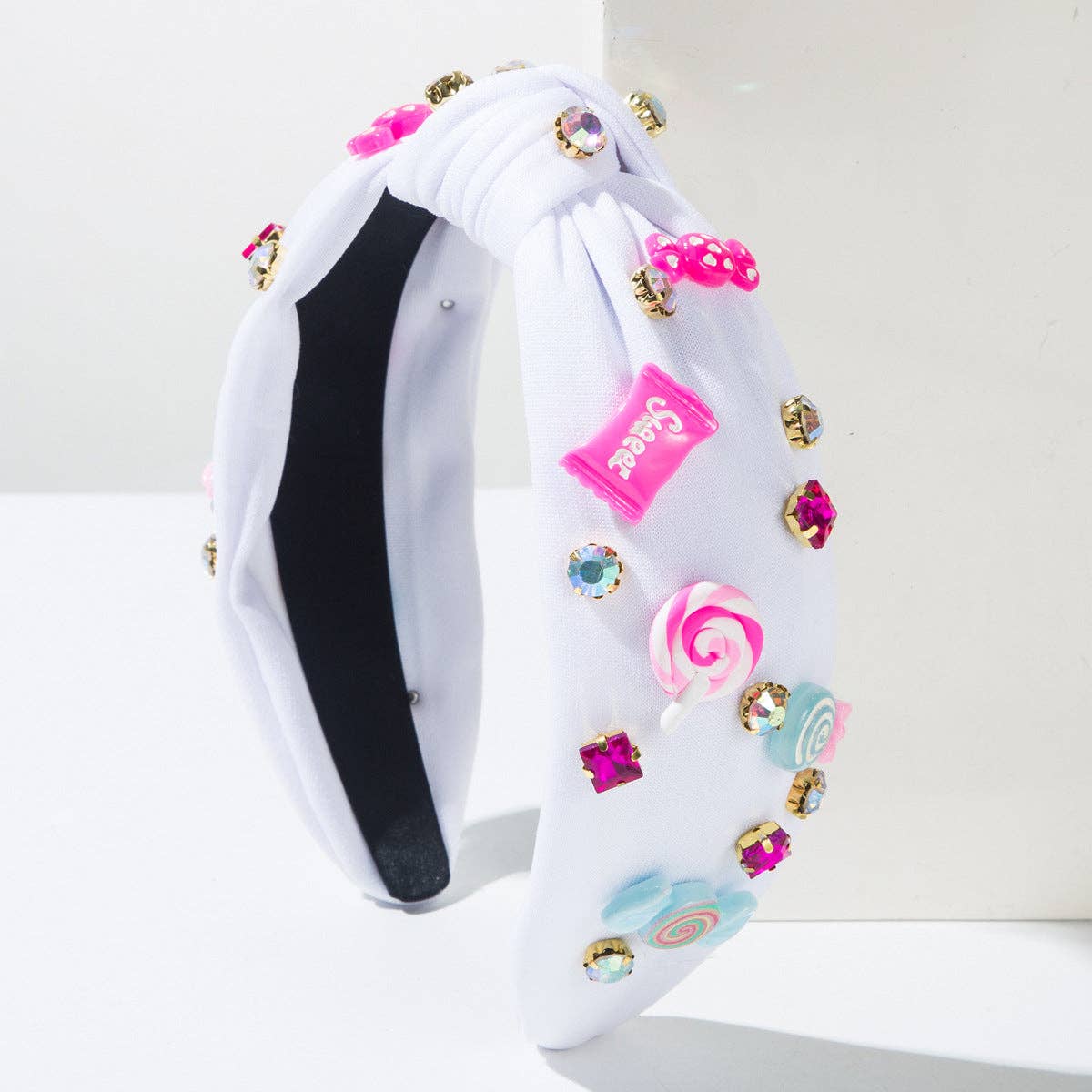 Wholesale Valentine's day sweet candy diamond deco Headband for your ...